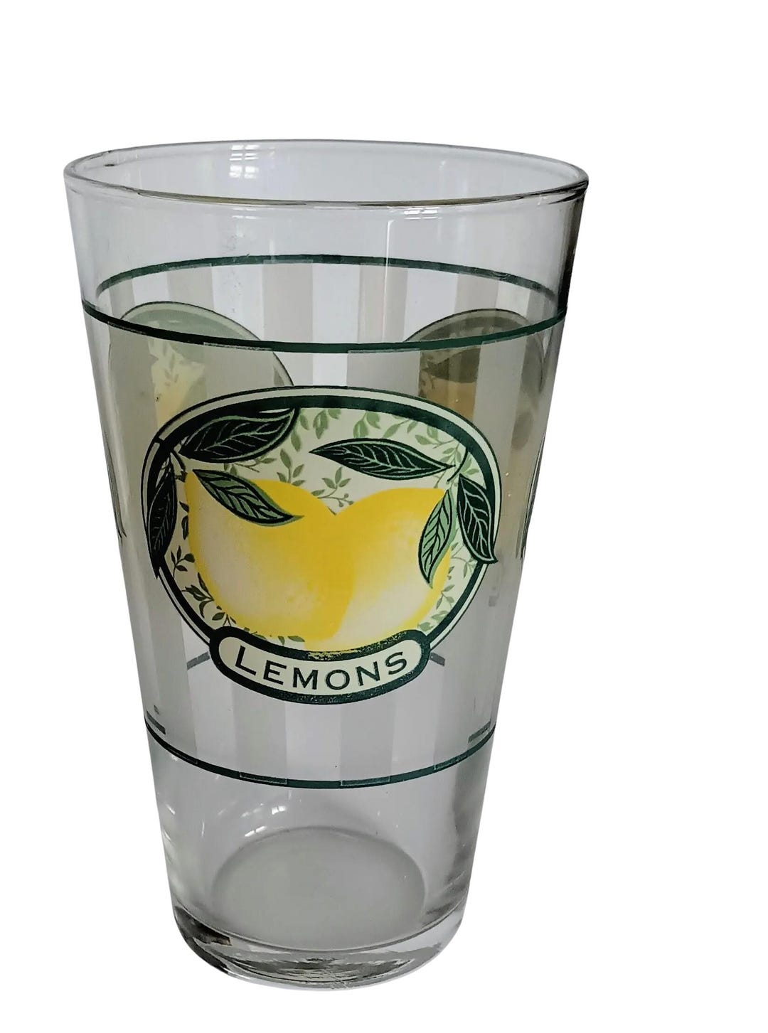 Set of FOUR Vintage 16 Oz. 'lemons' Glasses! - Etsy