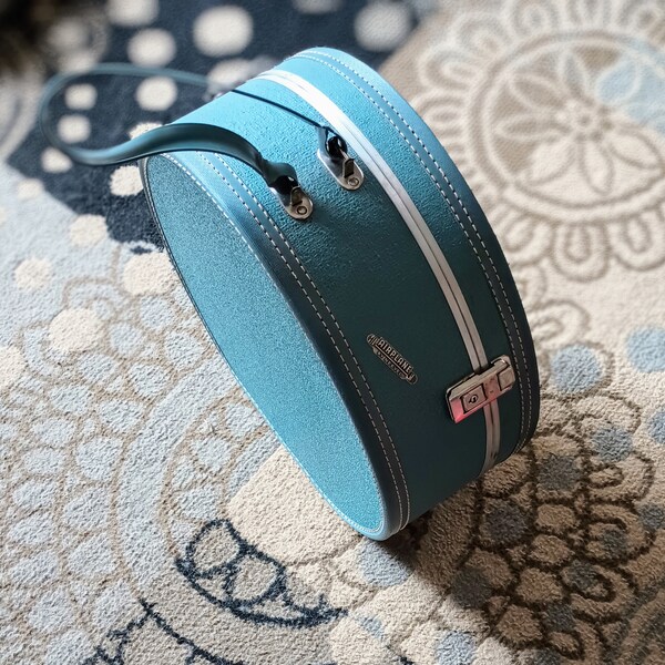 Round Suitcase - Etsy