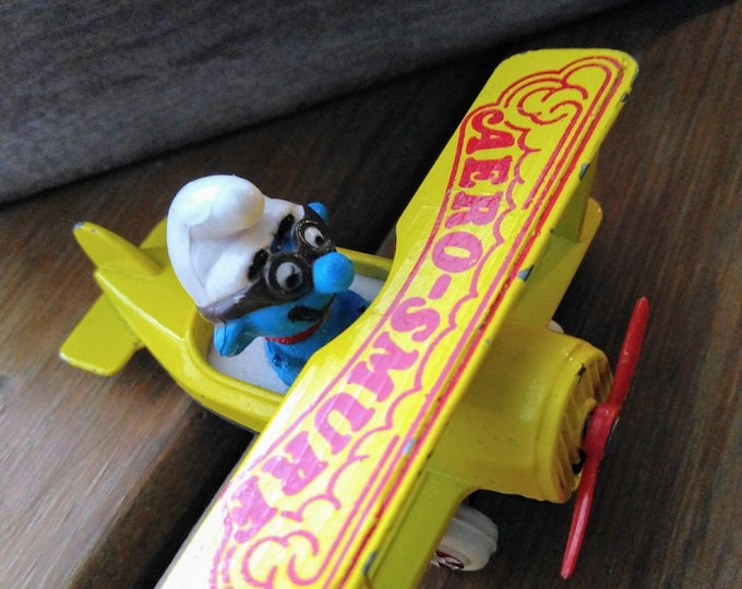 Aero-smurf by ERTL - Vintage 1982 - Etsy