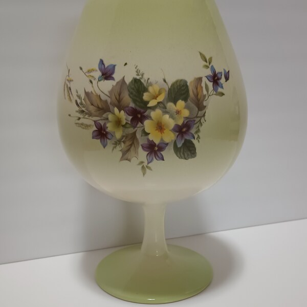 Ceramic Footed Vase - Etsy