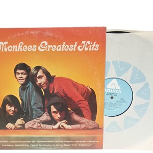 1970's the Monkees Greatest Hits Vinyl - Etsy