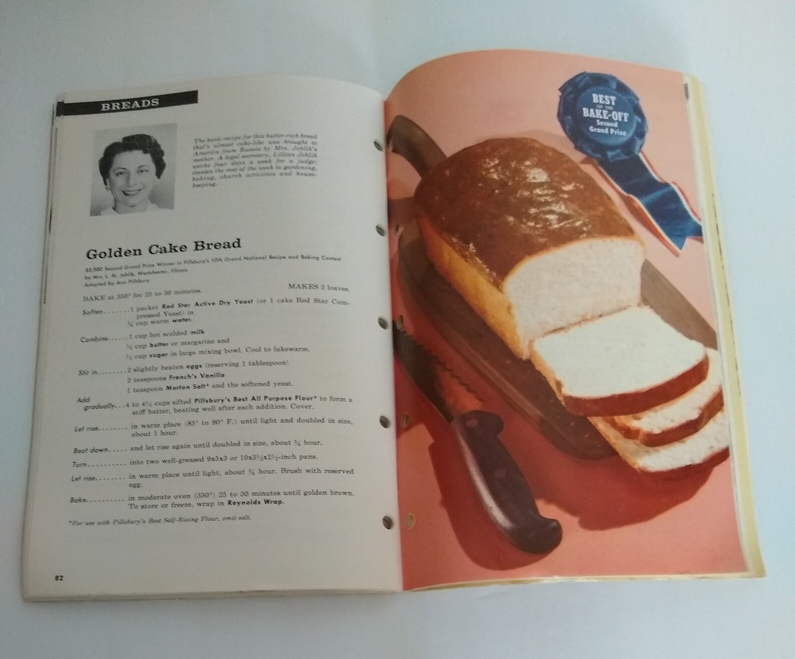 1950's Pillsbury's Bake-off Cookbook - Etsy