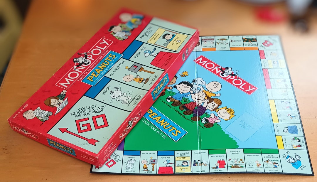 2002 PEANUTS Collector's Edition Monopoly Board Game - Etsy