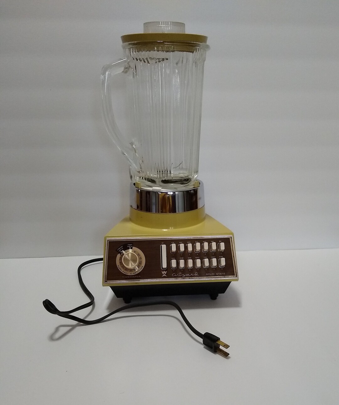 Vintage Wizard Solid State 14-speed Blender With Glass Pitcher - Etsy