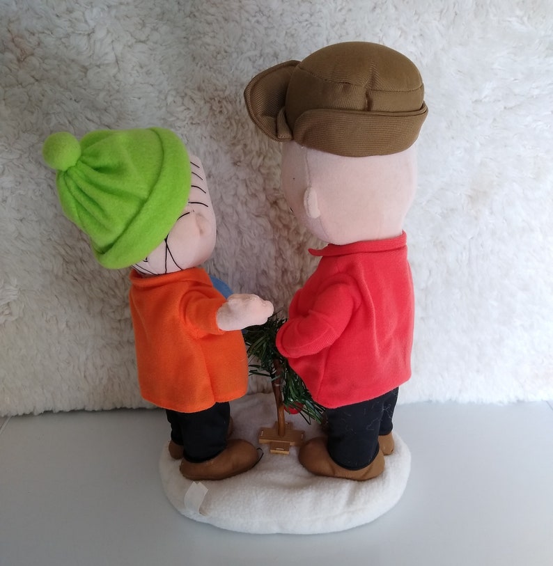 Gemmy Industries Charlie Brown & Linus Plush Animated | Etsy