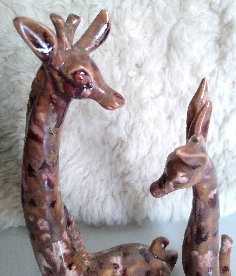 Figurines & Knick Knacks Two Vintage Ceramic Giraffes! Art ...