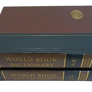 1980 Edition World Book Dictionary Book Set! - Etsy