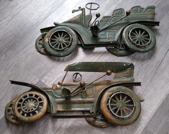 Set of 2 ~ Tin Model T Wall Plaques! - Etsy