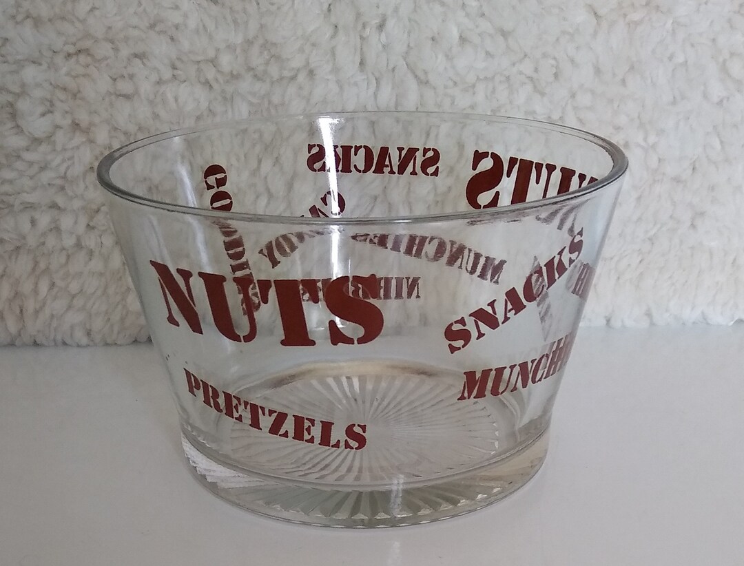 1970's Wheaton Glass Snack Bowl - Etsy