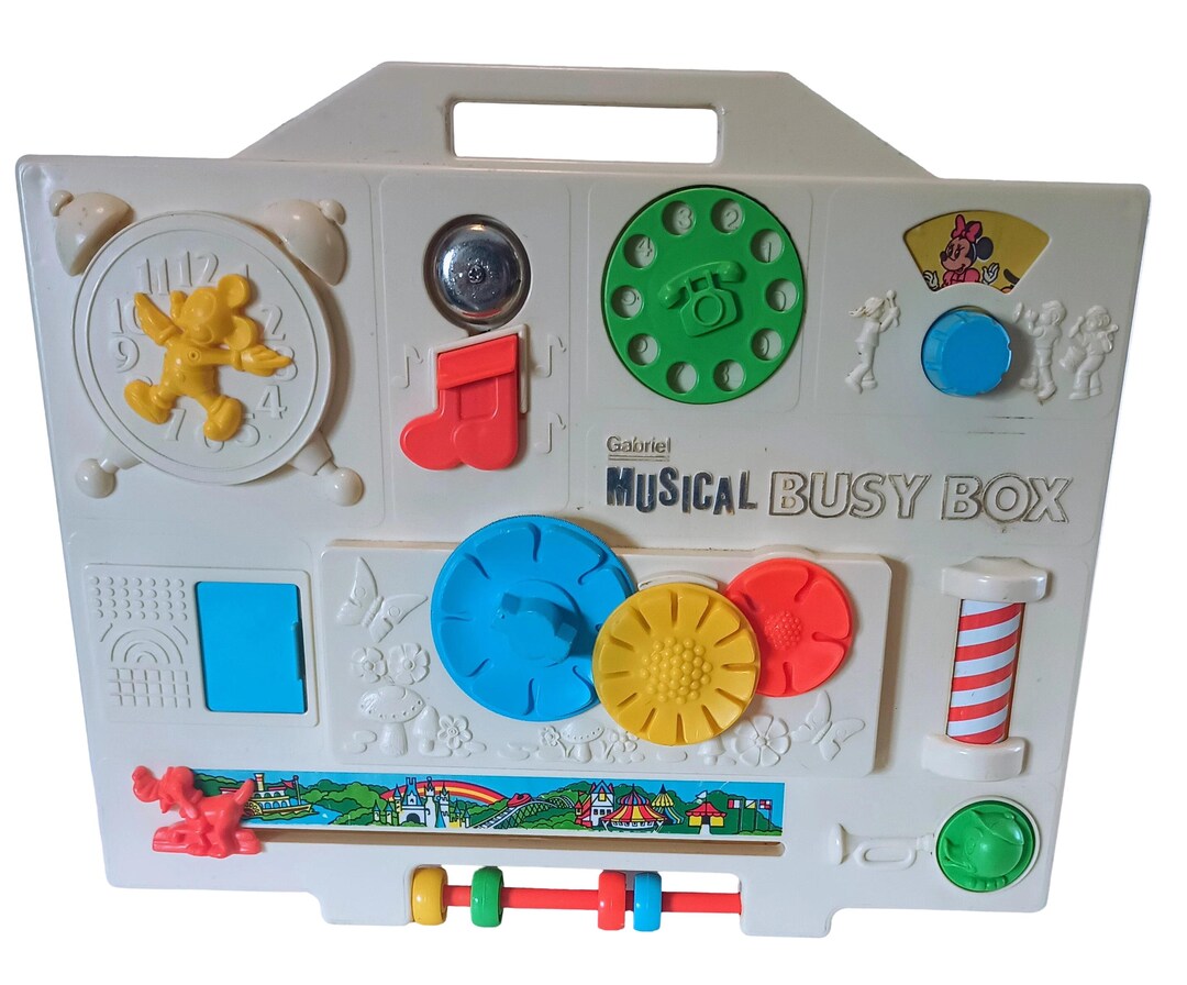 1977 Gabriel Industries Disney Busy Box for Baby! - Etsy