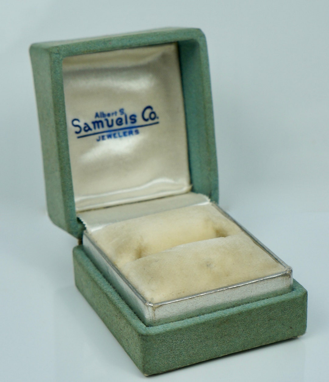 Antique Albert Samuels Jewelers Art Deco Ring Presentation Display Box ...
