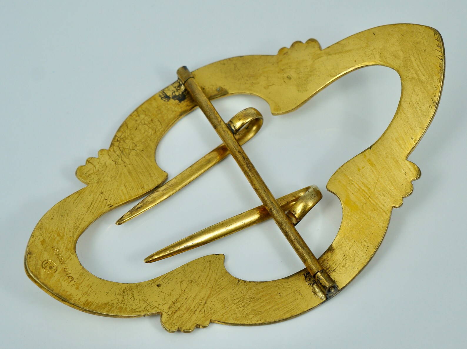 Antique Unger Brothers Art Nouveau Roman Alloy Sash Belt Buckle ...