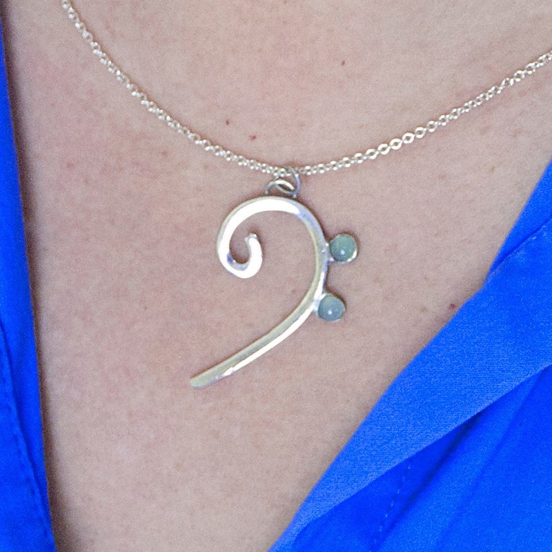 Bass Clef Jewelry - Etsy UK