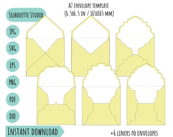 6 X 45 Envelope Template