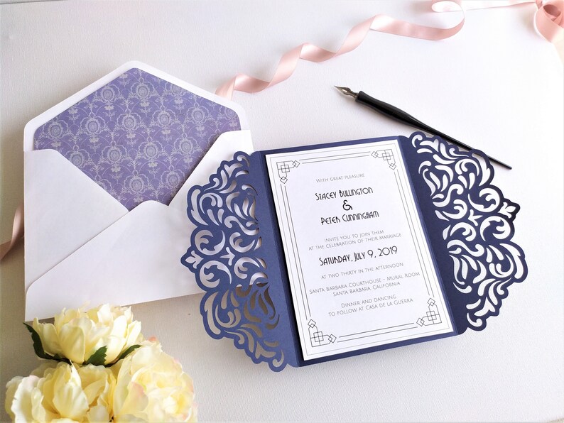 10 DIY Laser Cut Invitation Sleeves That Guests Can't Ignore