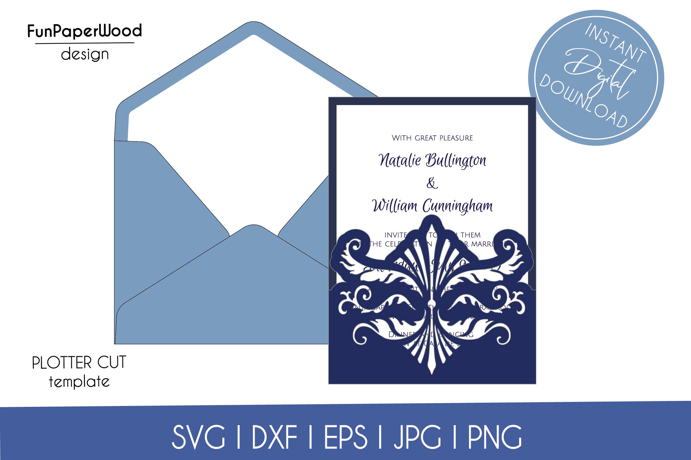 Vertical Wedding Swirl Designs