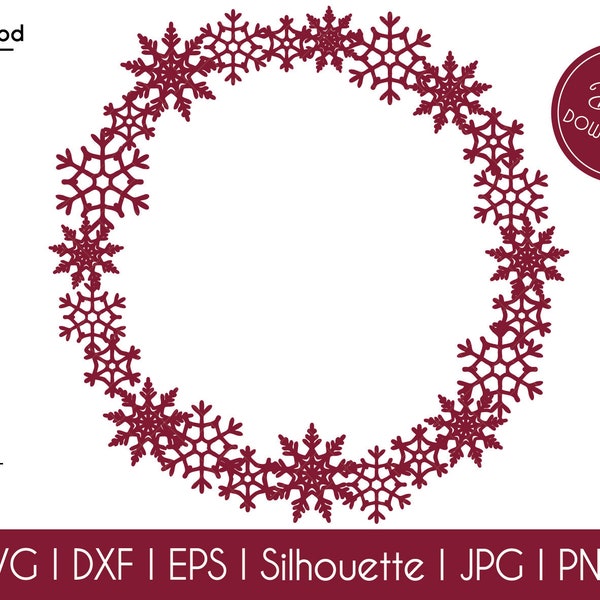 Snowflake Wreath - Etsy