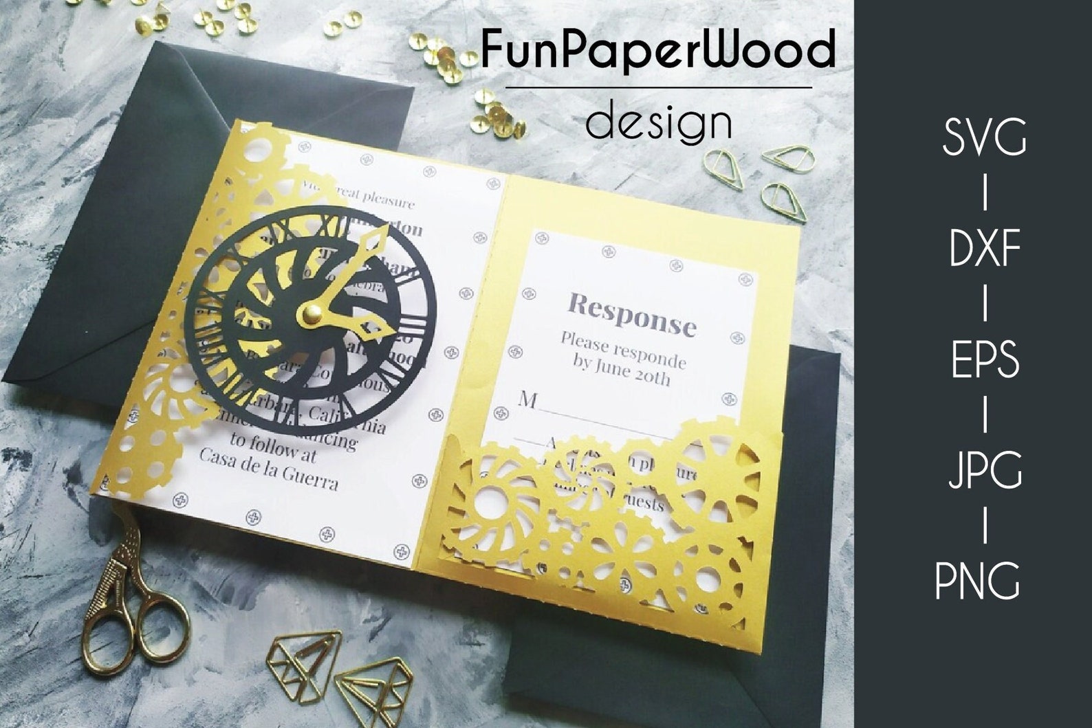 Tri Fold Steampunk Party Invitation Greeting Congratulations - Etsy