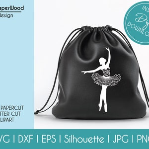 12 Dancing Ballerina SVG Bundle Papercut Templates Ballet Dancer Svg ...