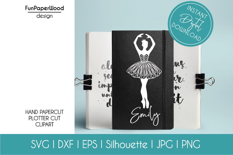 12 Dancing Ballerina SVG Bundle Papercut Templates Ballet | Etsy