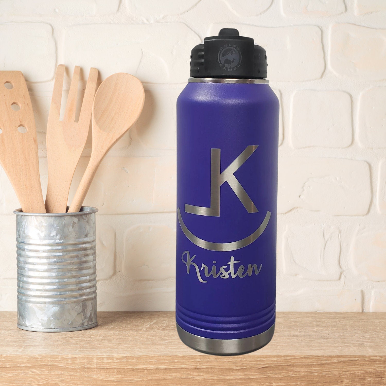 Custom Cattle Brand Watter Bottle, Engraved Livestock Gift, Gifts for ...