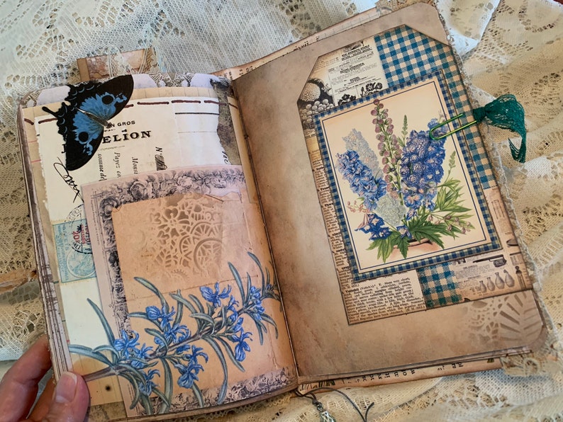 Journal Fun, Funky, Grungy Junk Journal - Etsy