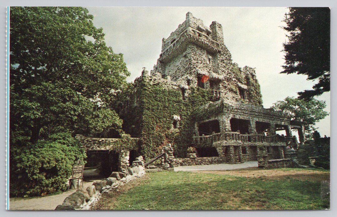 Hadlyme Ct-connecticut, Gillette Castle State Park, Vintage Postcard - Etsy