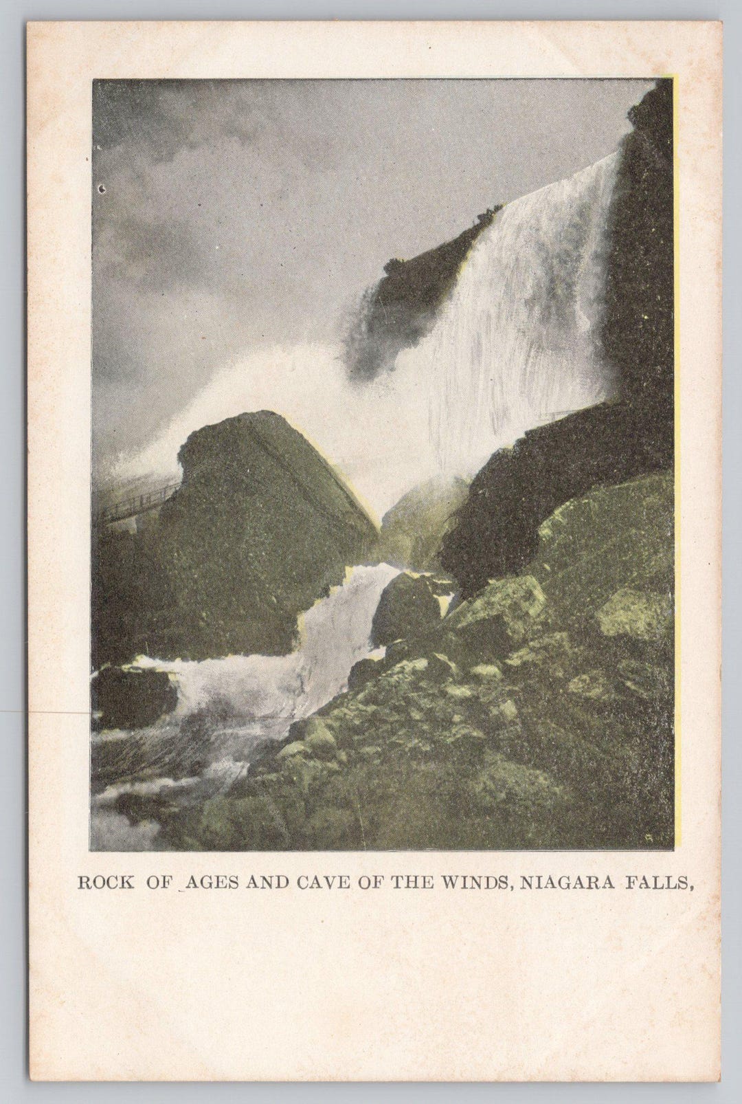 1481 Niagara Falls Rock of Ages and Cave of the Winds Postcard - Etsy