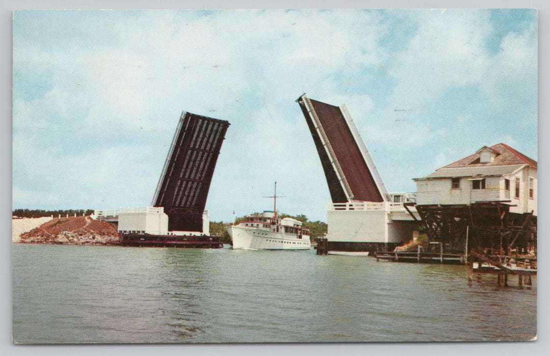 Jewfish Creek Bridge on Famous Overseas Highway to Key West Florida ...