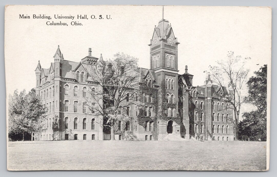 Postcard University Building Ohio State University Columbus 0795 - Etsy