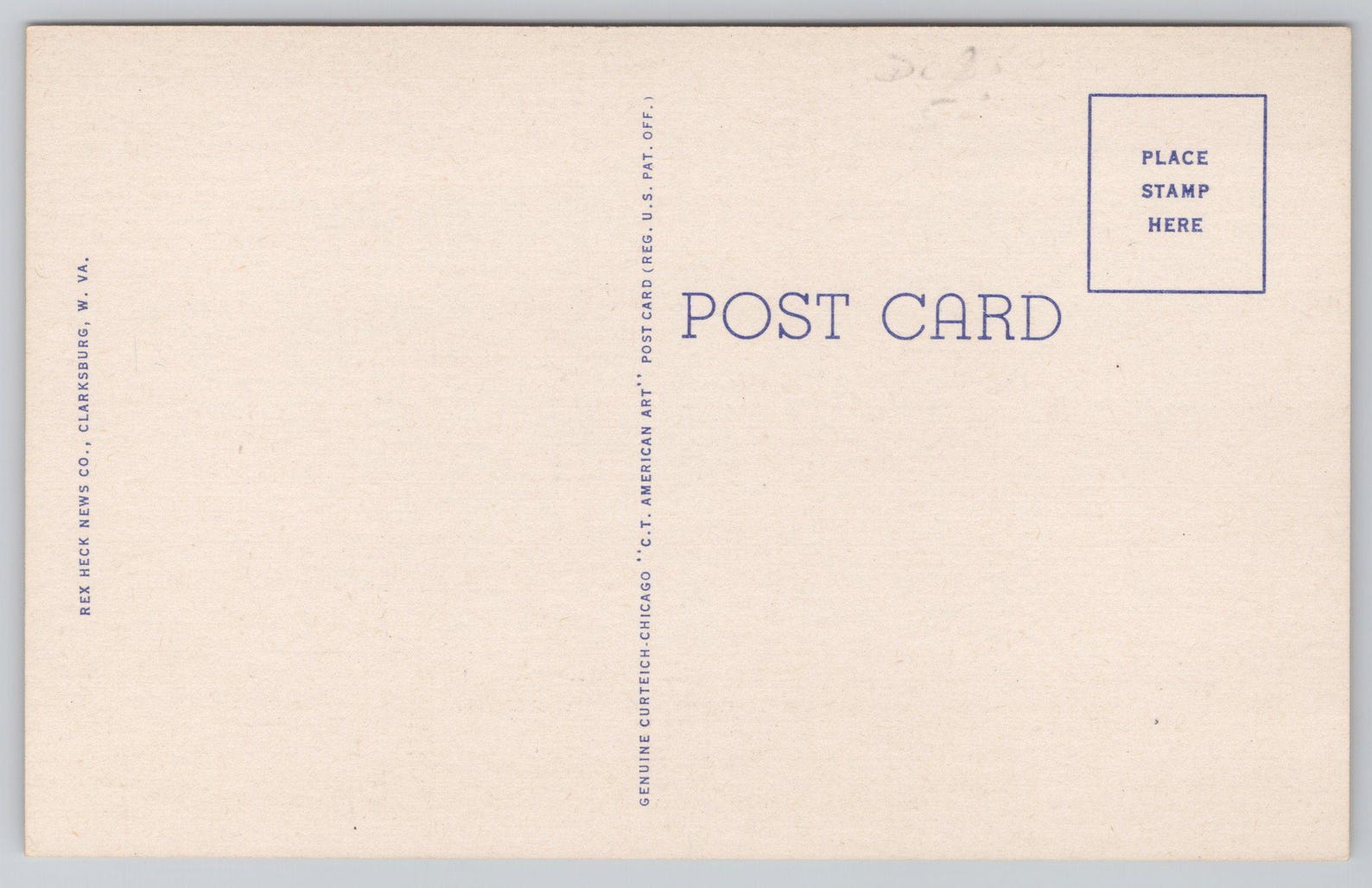 1445 Washington & Irving High School Clarksburg West Virginia Linen ...
