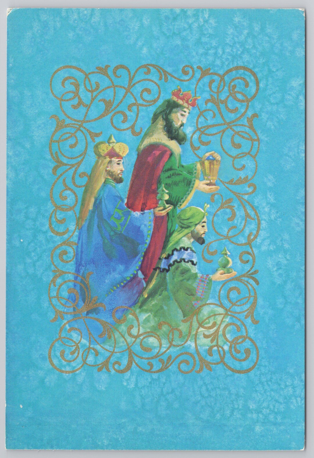 Vintage Christmas Card, Three Wise Men, Vintage Card, Signed - Etsy