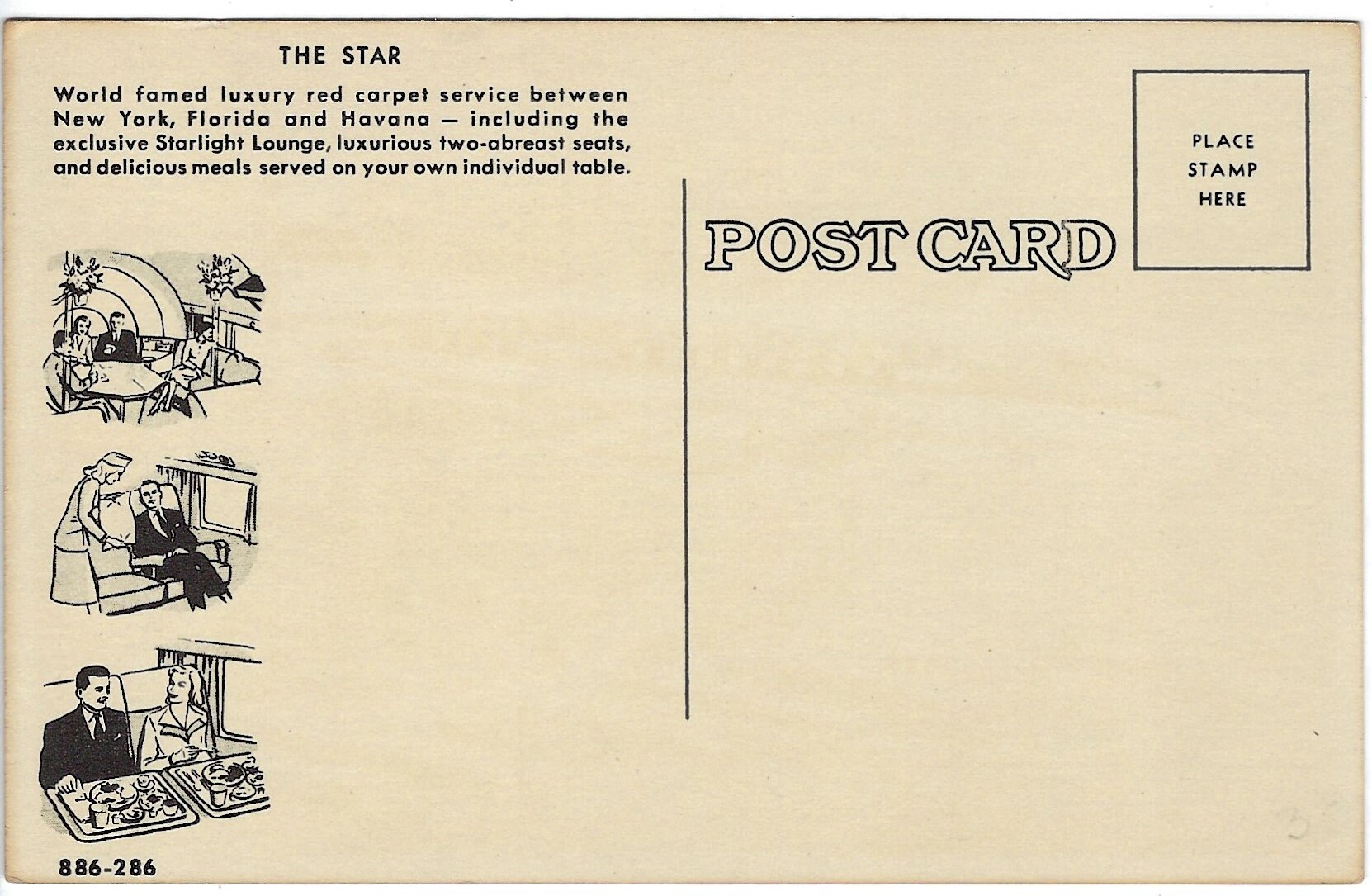 Linen Advertising National Airlines Over New York City 1950s, the Star ...