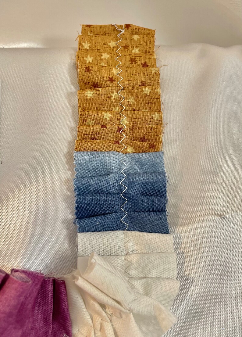 Fabric Ruffles Snippet Roll, Clusters, 60 Inch Length, Junk Journals ...