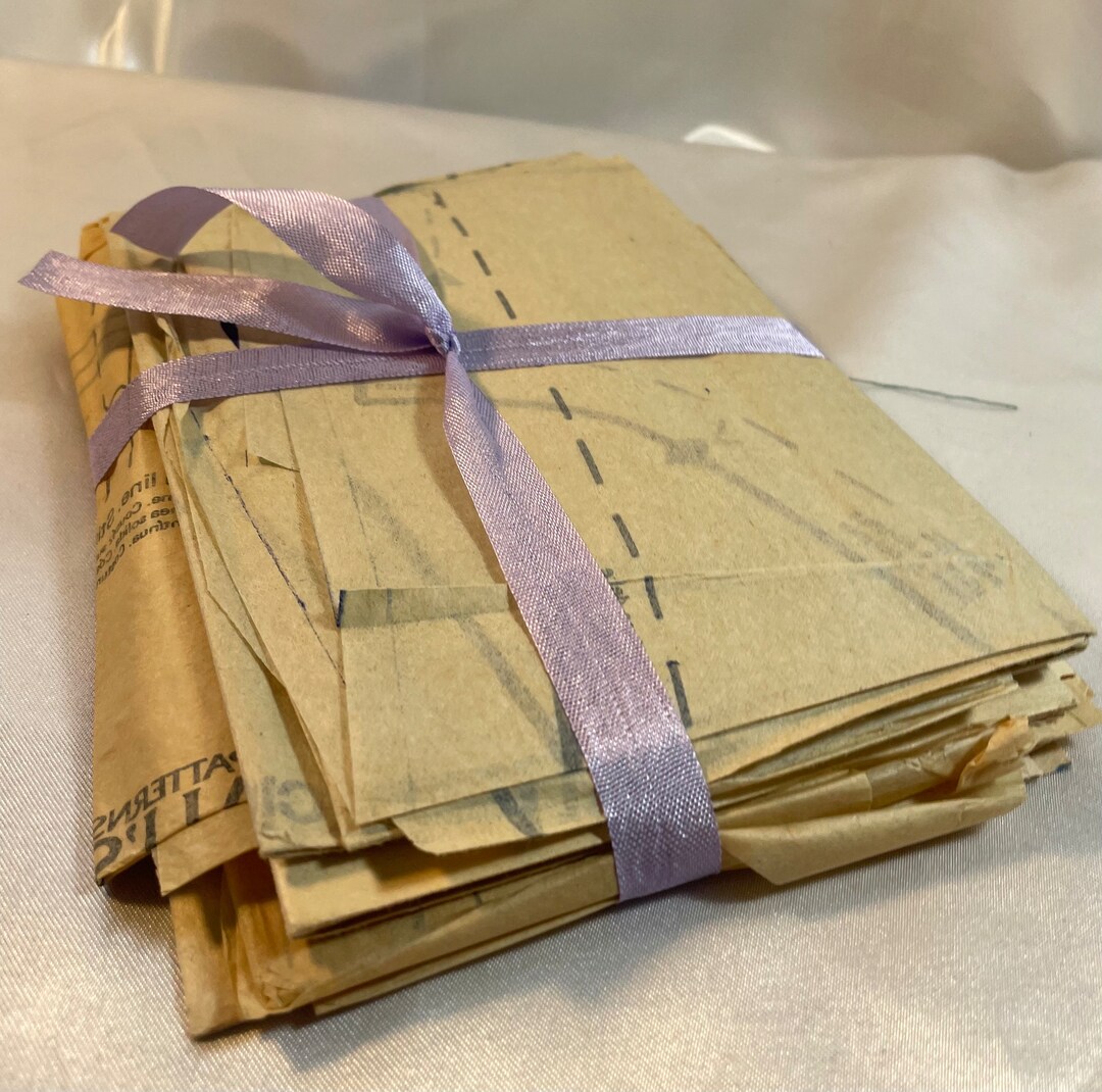 Vintage Sewing Pattern Tissue Paper, 1/4 Pound, Mixed Media Supply ...