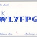 1968 Amateur Ham Radio QSL Card Anchorage Alaska KL7FPG James K Smith ...