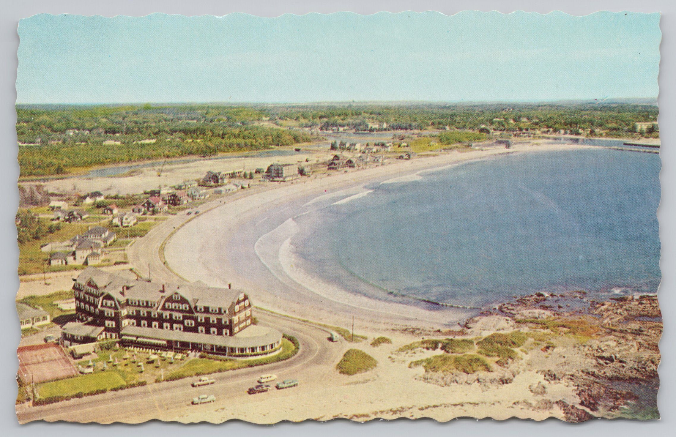 Gooches Beach KENNEBUNKPORT MAINE RPPC Photo Postcard 1938 - Etsy