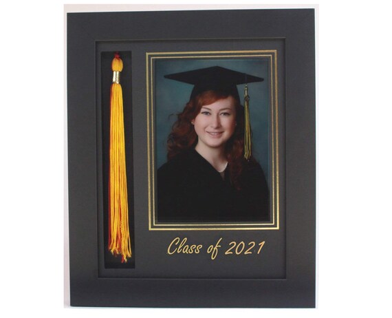 Graduation frame 5x7 Black 2021 Customizable 24 | Etsy