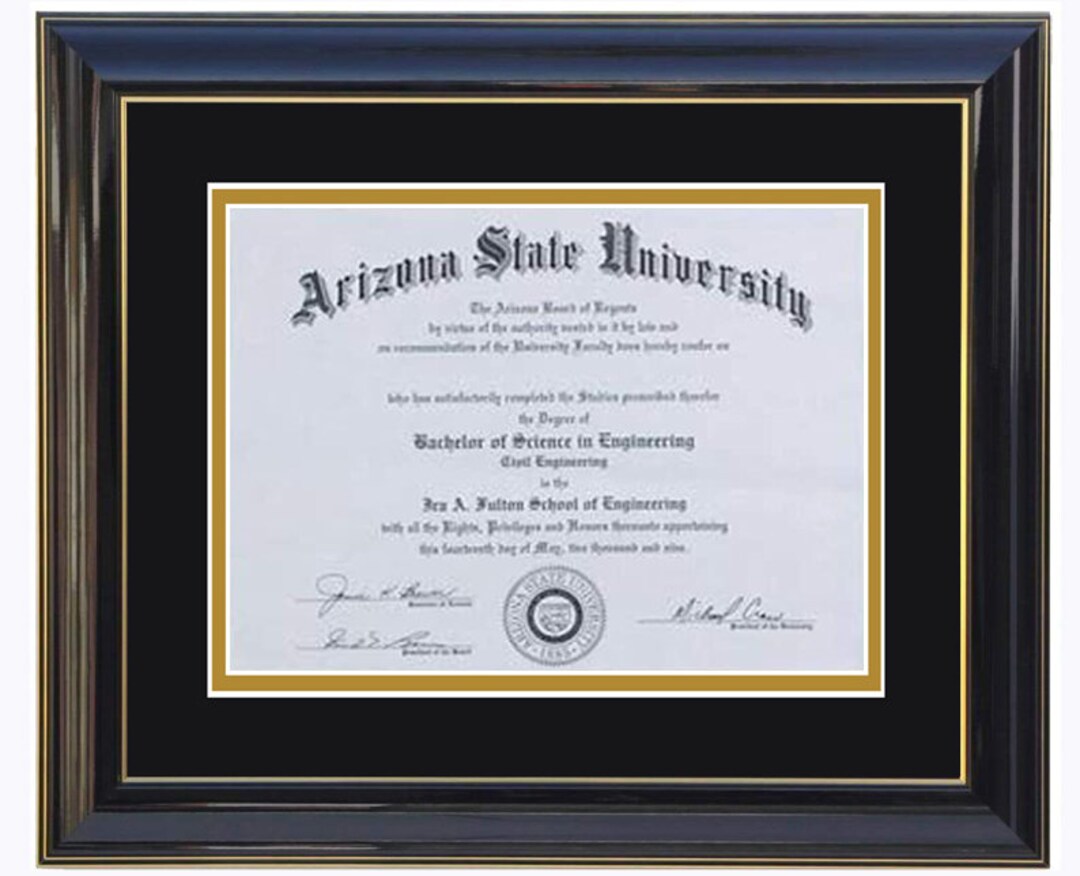 Diploma frame, Degree Frame, Certificate Frame, Document Frame RC 8x6 ...