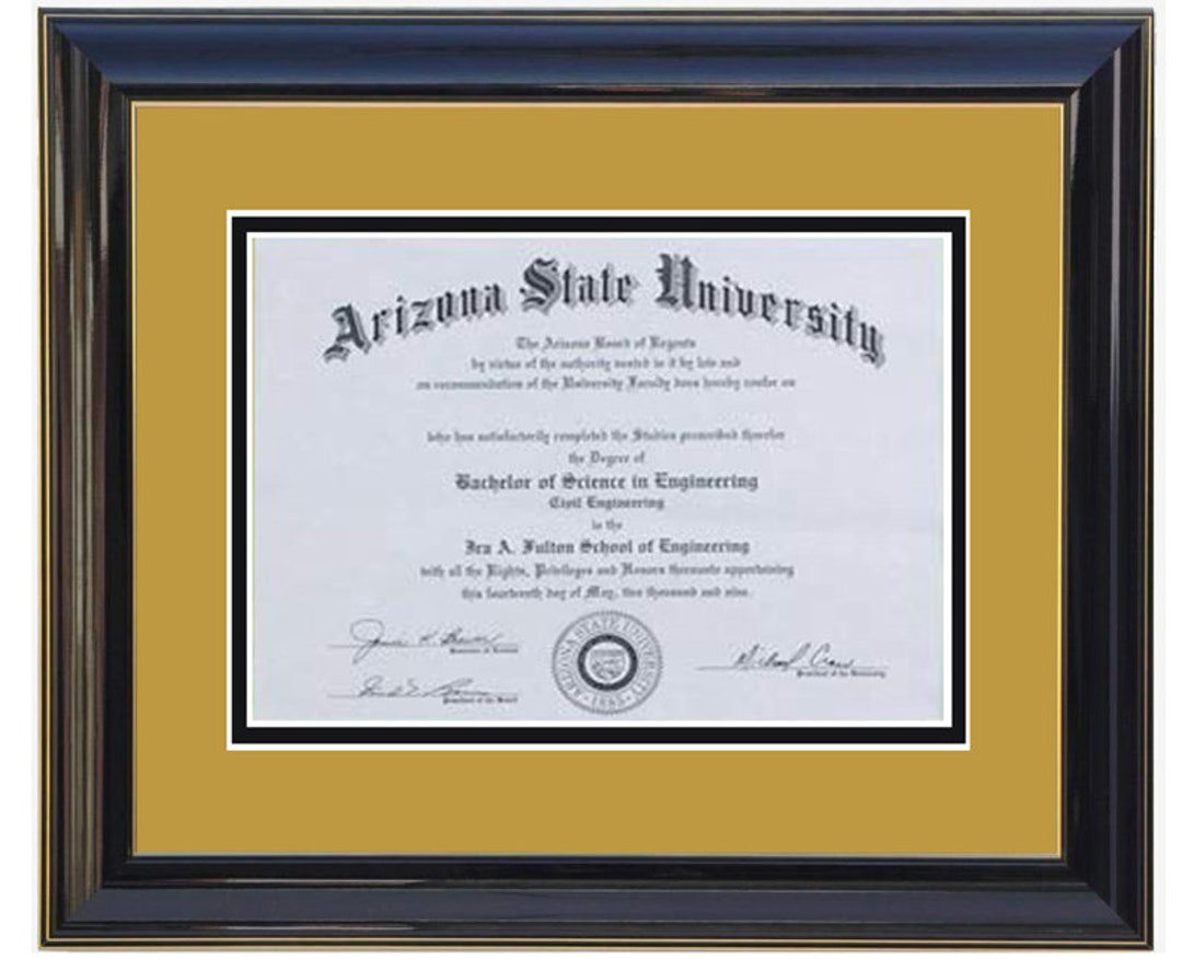 Diploma Frame, Degree Frame, Certificate Frame, Document Frame RC 8x6 ...