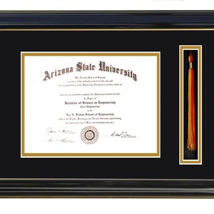 Custom Diploma Frame With Tassel Holder Black-black 8x6,6x8,9x7,7x9 ...