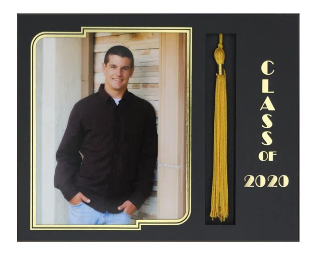 Graduation Matboard for 8x10 Picture and Tassel - Etsy