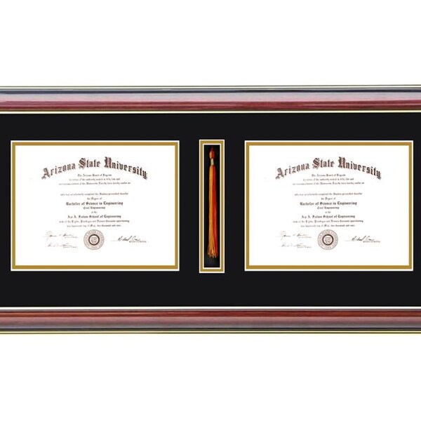 Double Diploma Frame - Etsy