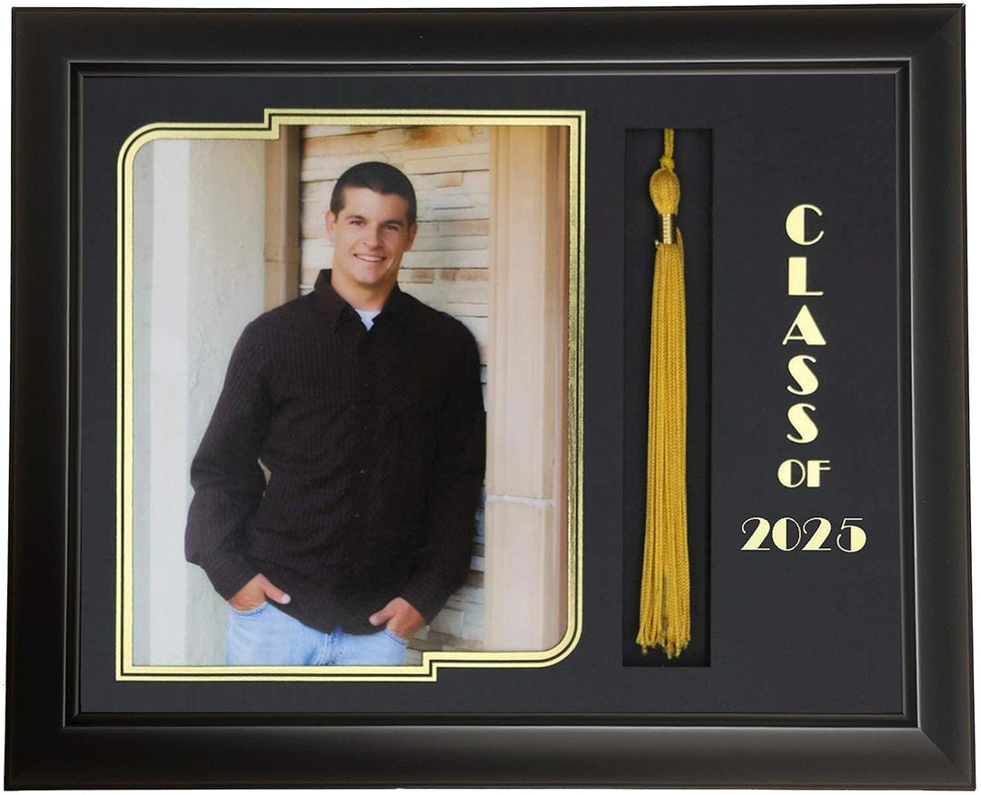 Graduation Picture Frame 8x10 Black Satin #43 High School ,college ...