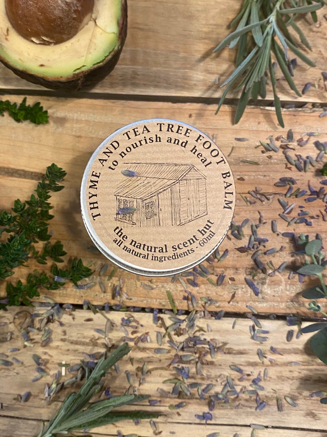 Foot Balm Tea Tree and Thyme From the Natural Scent Hut - Etsy UK