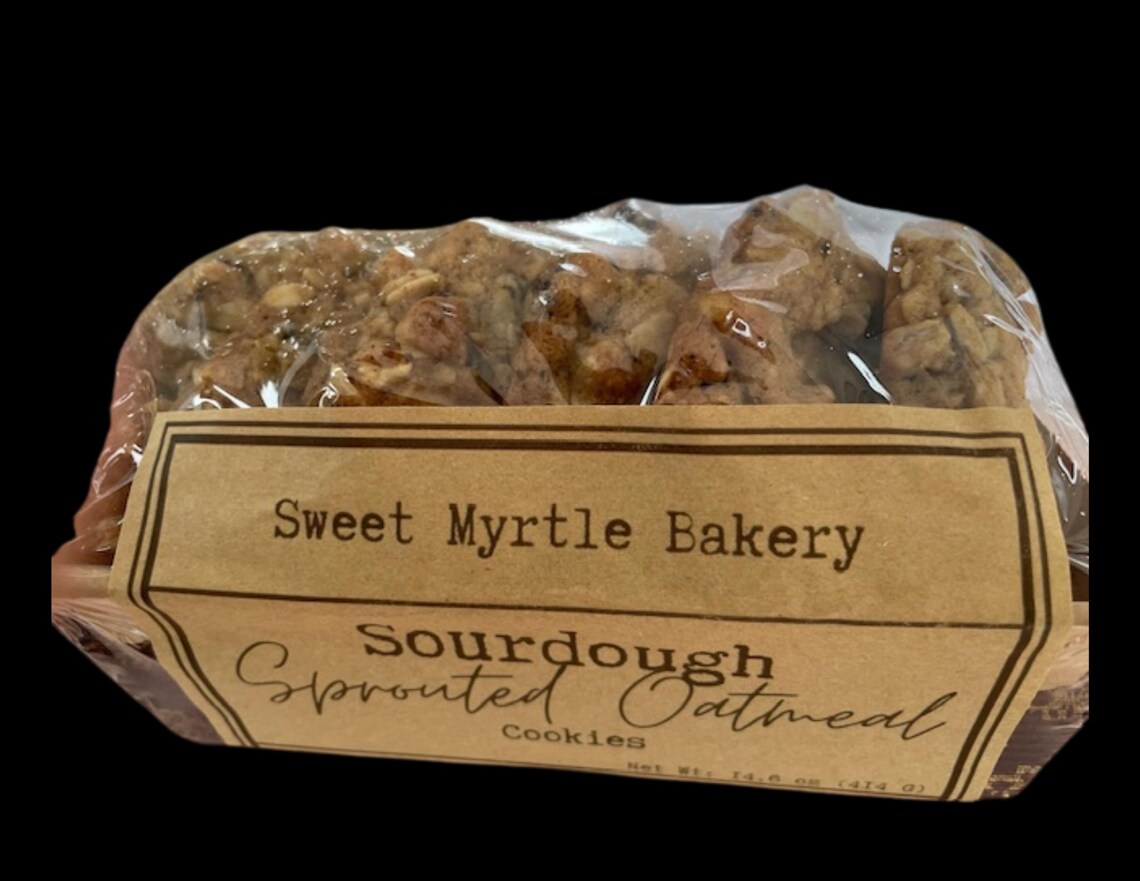 Sourdough Sprouted Oatmeal Cookies, Organic Ingredients, Made-to-order ...