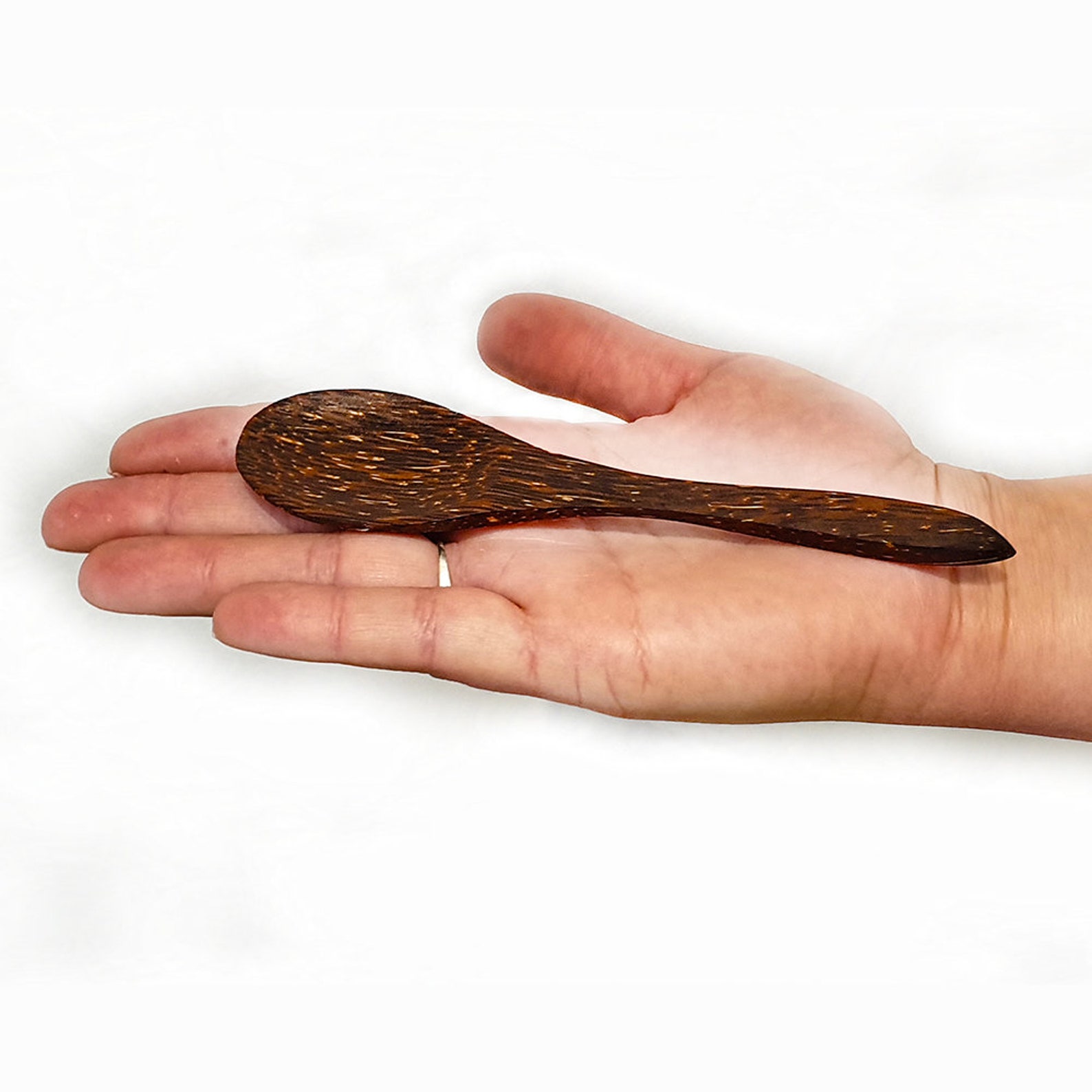 Coconut Spoons Natural Spoons Set of 6 - Etsy