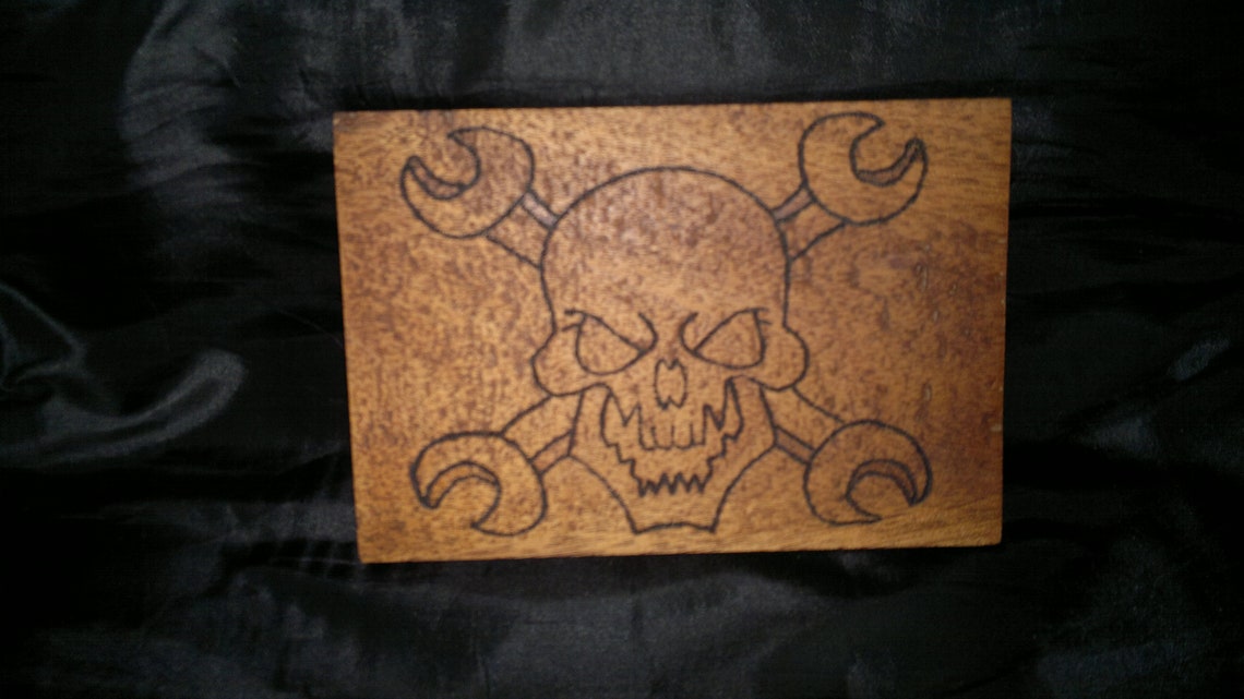 Skull and Spanners - Etsy