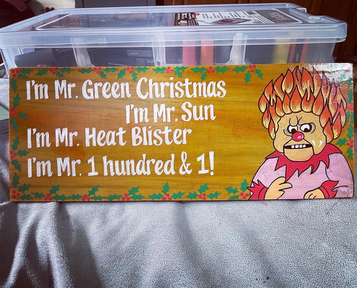 The Year Without A Santa Claus Hand Painted Set of Two Signs - Etsy