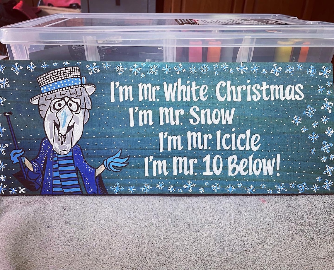 The Year Without A Santa Claus Hand Painted Set of Two Signs - Etsy
